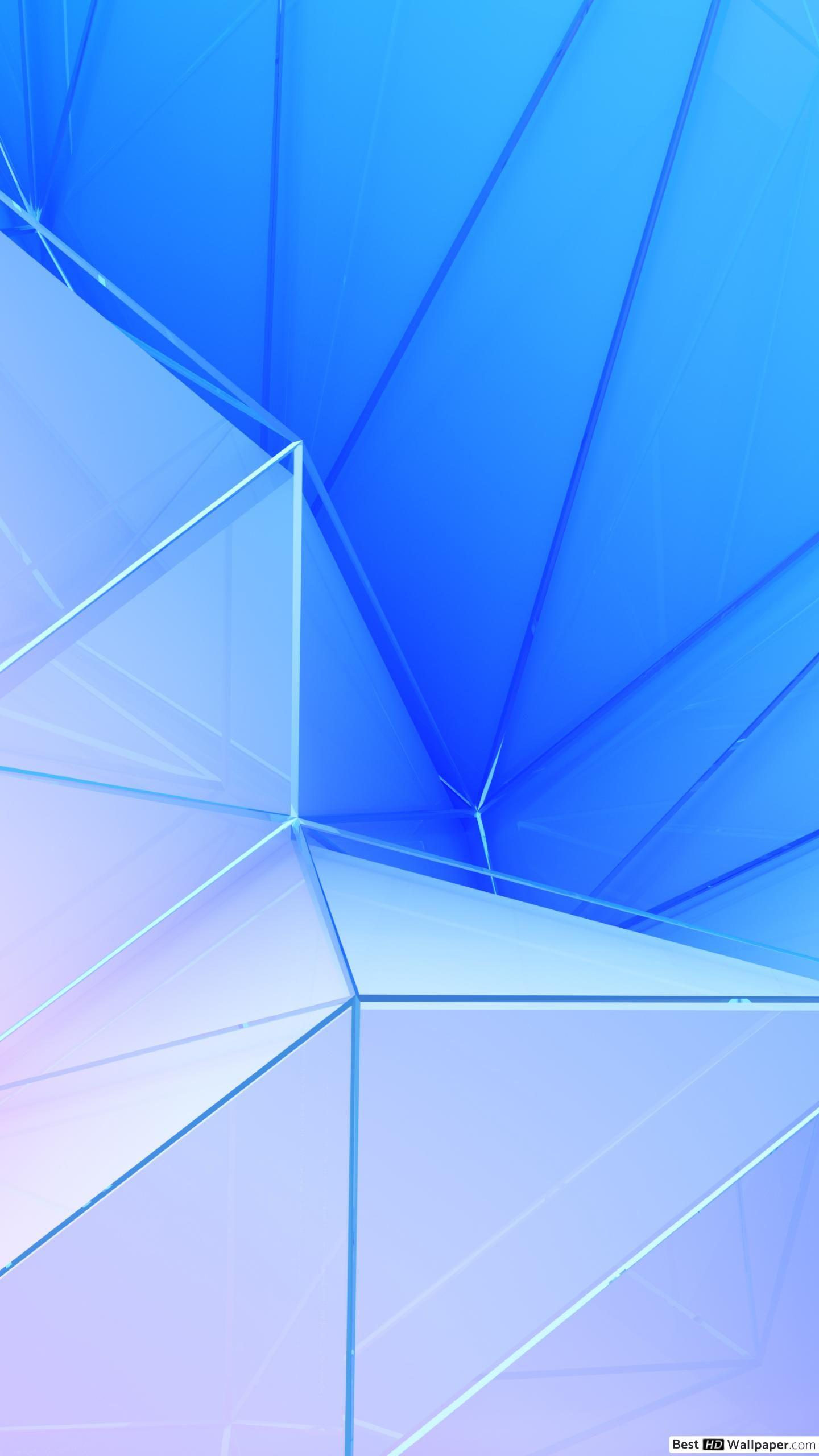 Blue Geometric Phone Wallpapers - Top Free Blue Geometric Phone ...