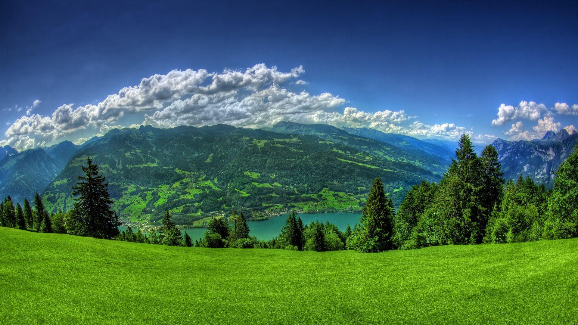 Blue Green Nature Wallpapers - Top Free Blue Green Nature Backgrounds ...