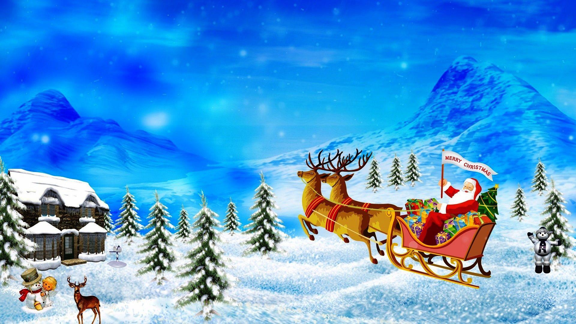Father Christmas Wallpapers - Top Free Father Christmas Backgrounds ...