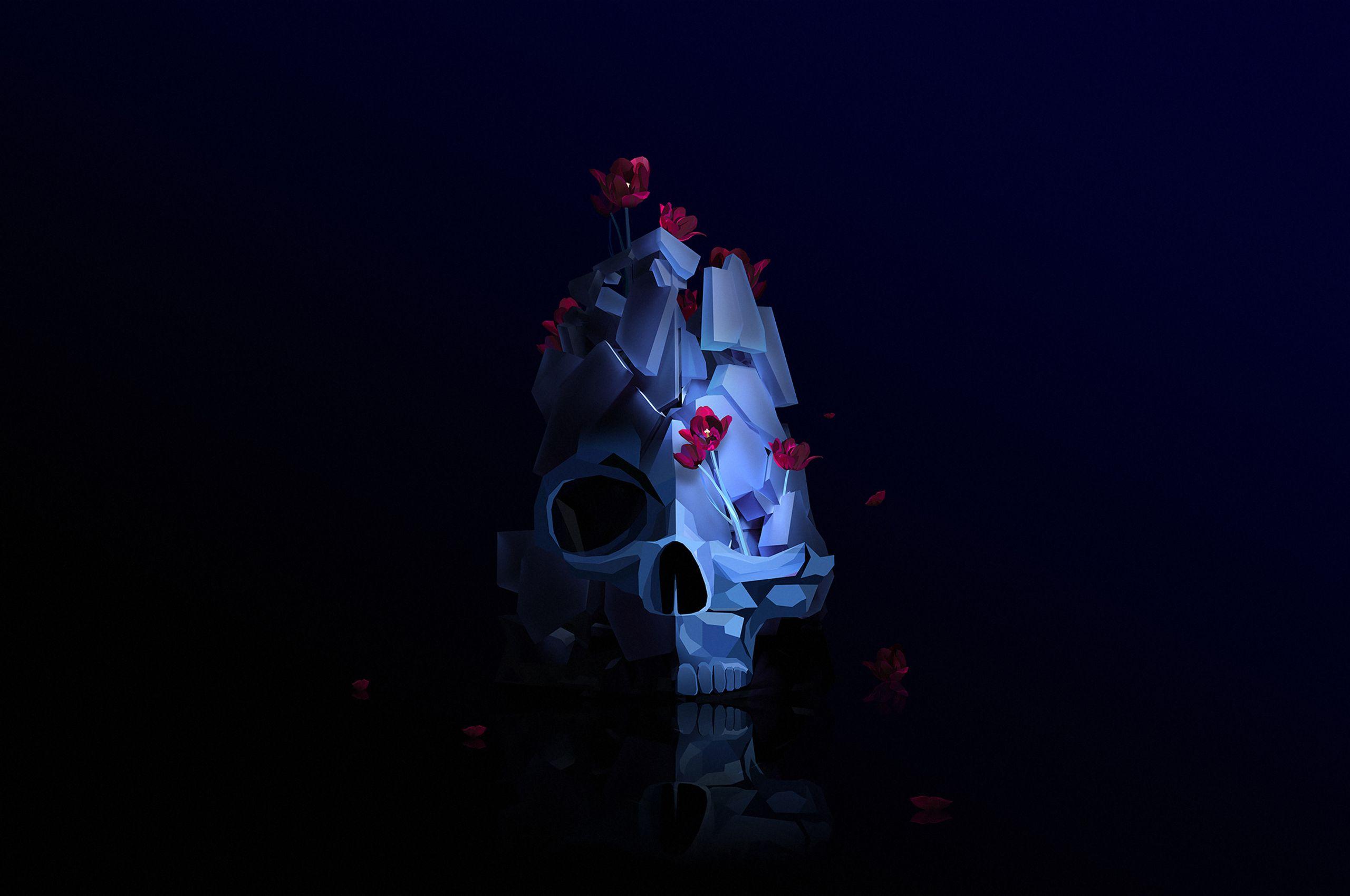 Roses Skull Wallpapers - Top Free Roses Skull Backgrounds - WallpaperAccess