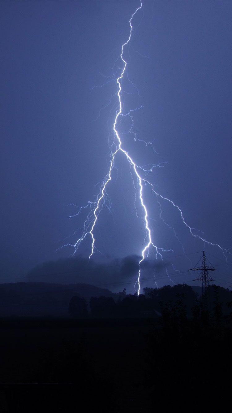 Blue Lightning iPhone Wallpapers - Top Free Blue Lightning iPhone ...