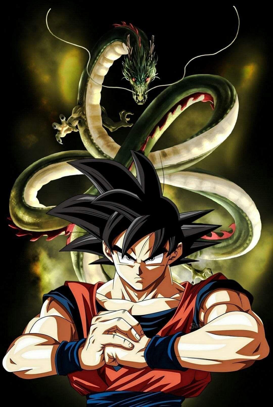 Goku and Shenron Wallpapers - Top Free Goku and Shenron Backgrounds ...
