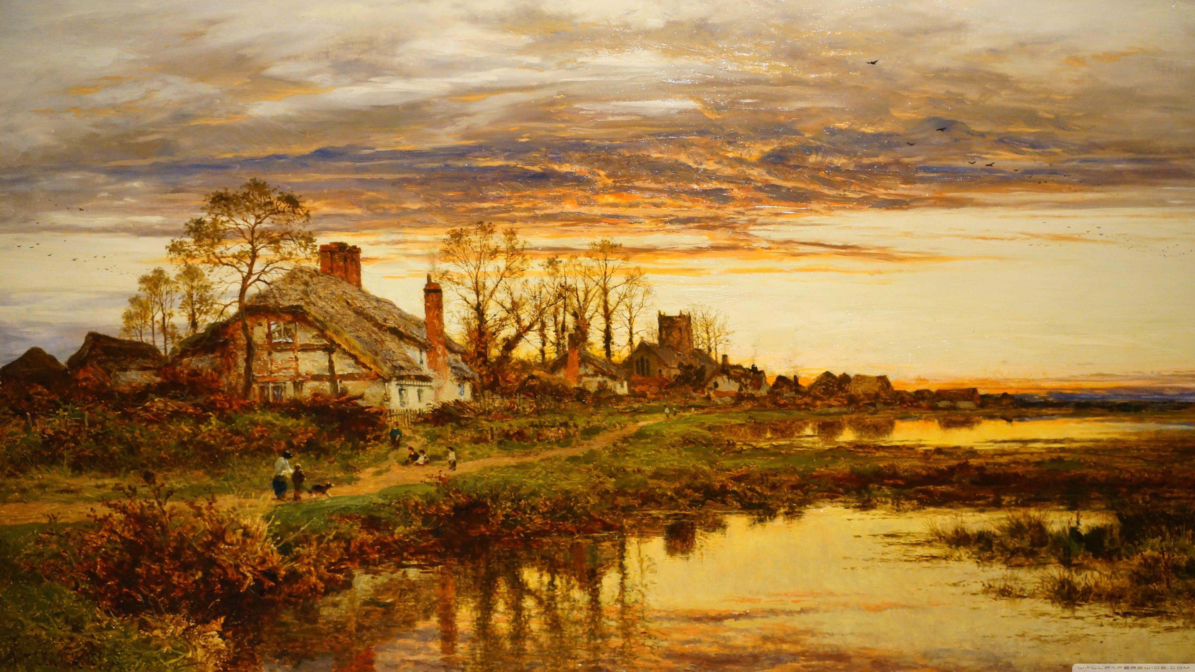 Autumn Painting Wallpapers - Top Free Autumn Painting Backgrounds ...