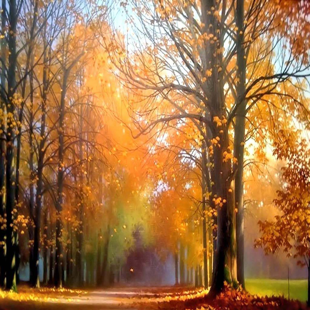 Autumn Painting Wallpapers - Top Free Autumn Painting Backgrounds ...