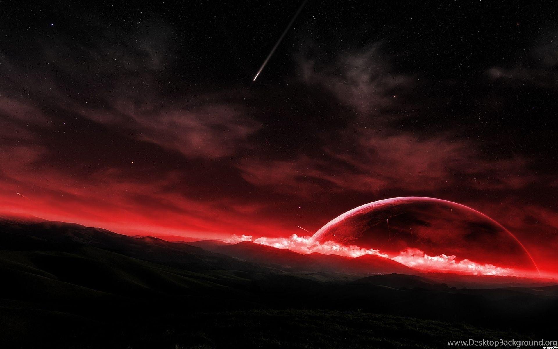Red Moon Wallpapers - Top Free Red Moon Backgrounds - WallpaperAccess