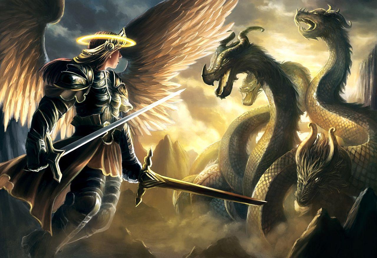 Angel and Dragon Wallpapers - Top Free Angel and Dragon Backgrounds ...