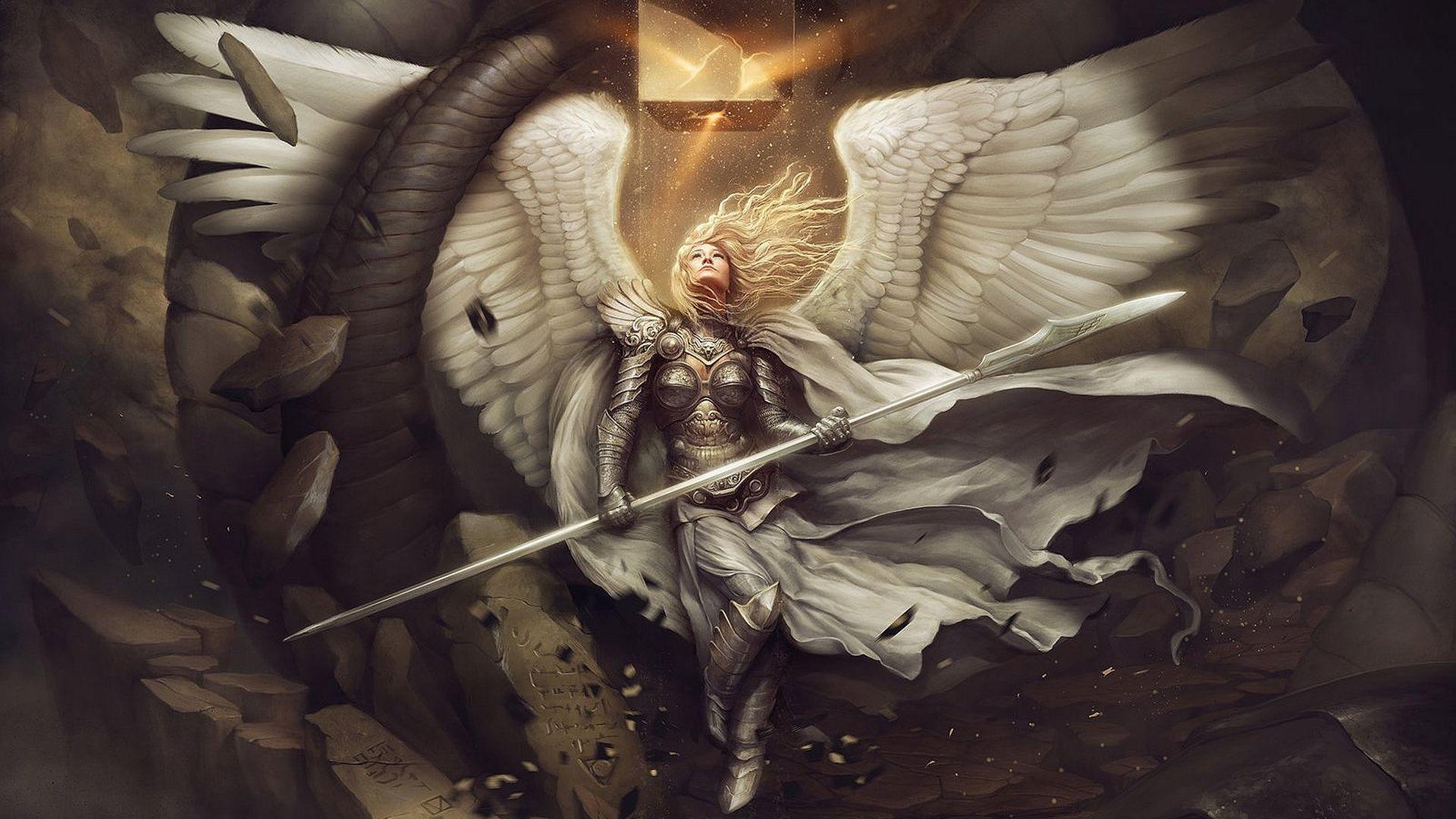 Angel and Dragon Wallpapers - Top Free Angel and Dragon Backgrounds ...