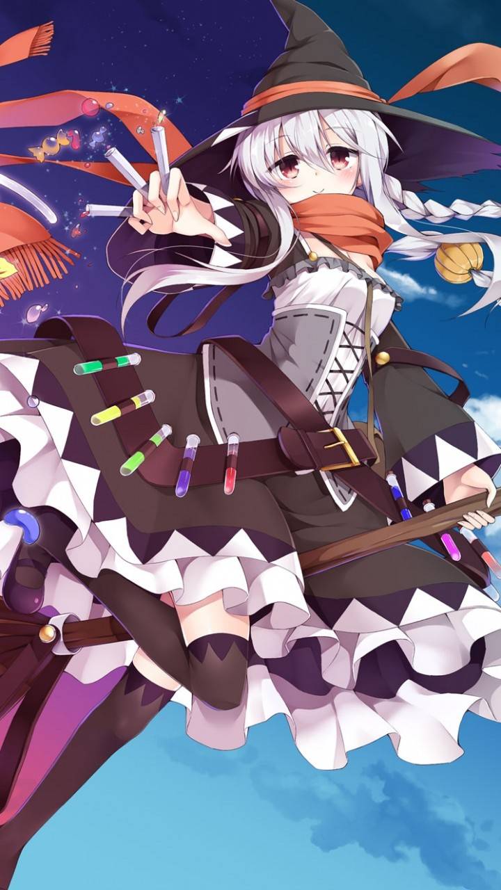 Anime Witch Girl Wallpapers - Top Free Anime Witch Girl Backgrounds ...