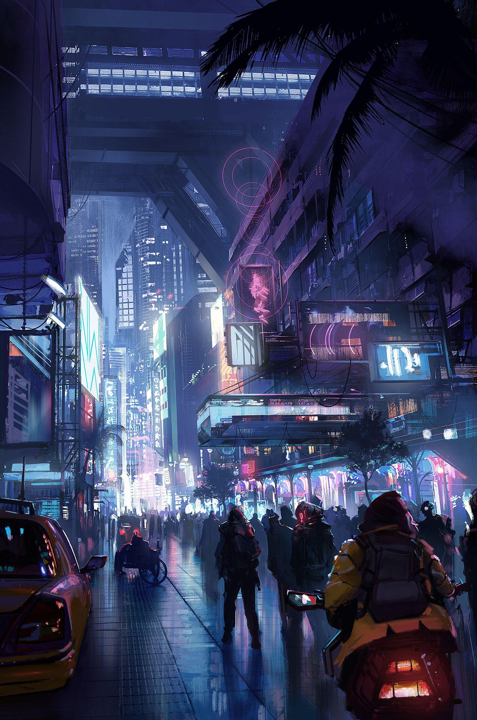 Neon City Cyberpunk Wallpapers - Top Những Hình Ảnh Đẹp
