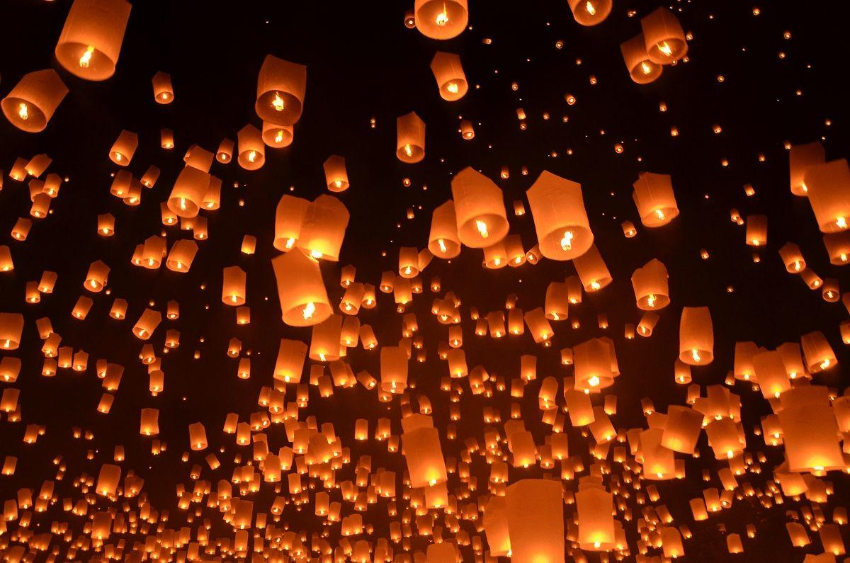 Floating Lantern Festival Ceremony Thailand Wallpapers - Top Free ...