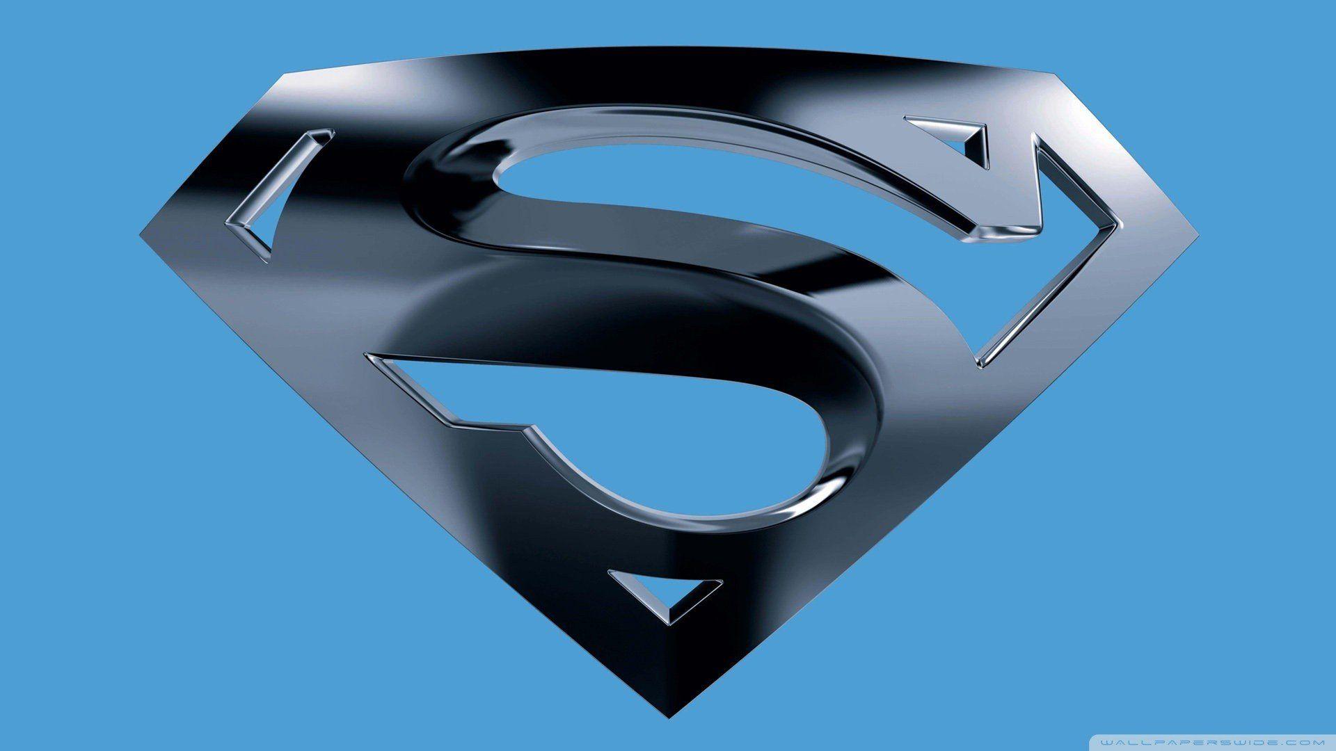 Blue Superman Logo Wallpapers - Top Free Blue Superman Logo Backgrounds ...