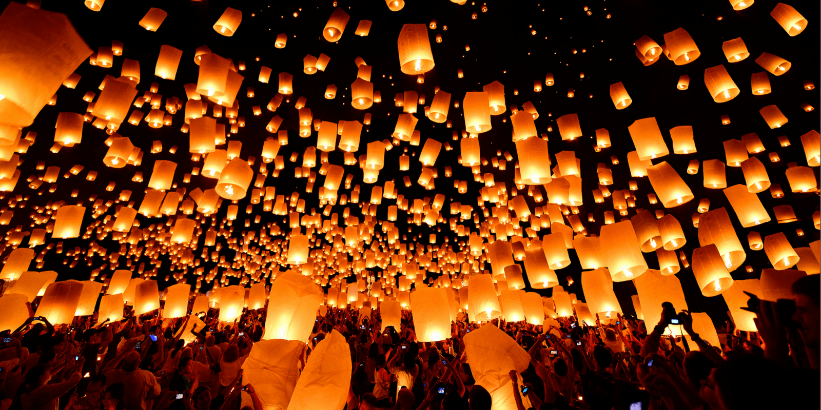 Floating Lantern Festival Ceremony Thailand Wallpapers - Top Free ...