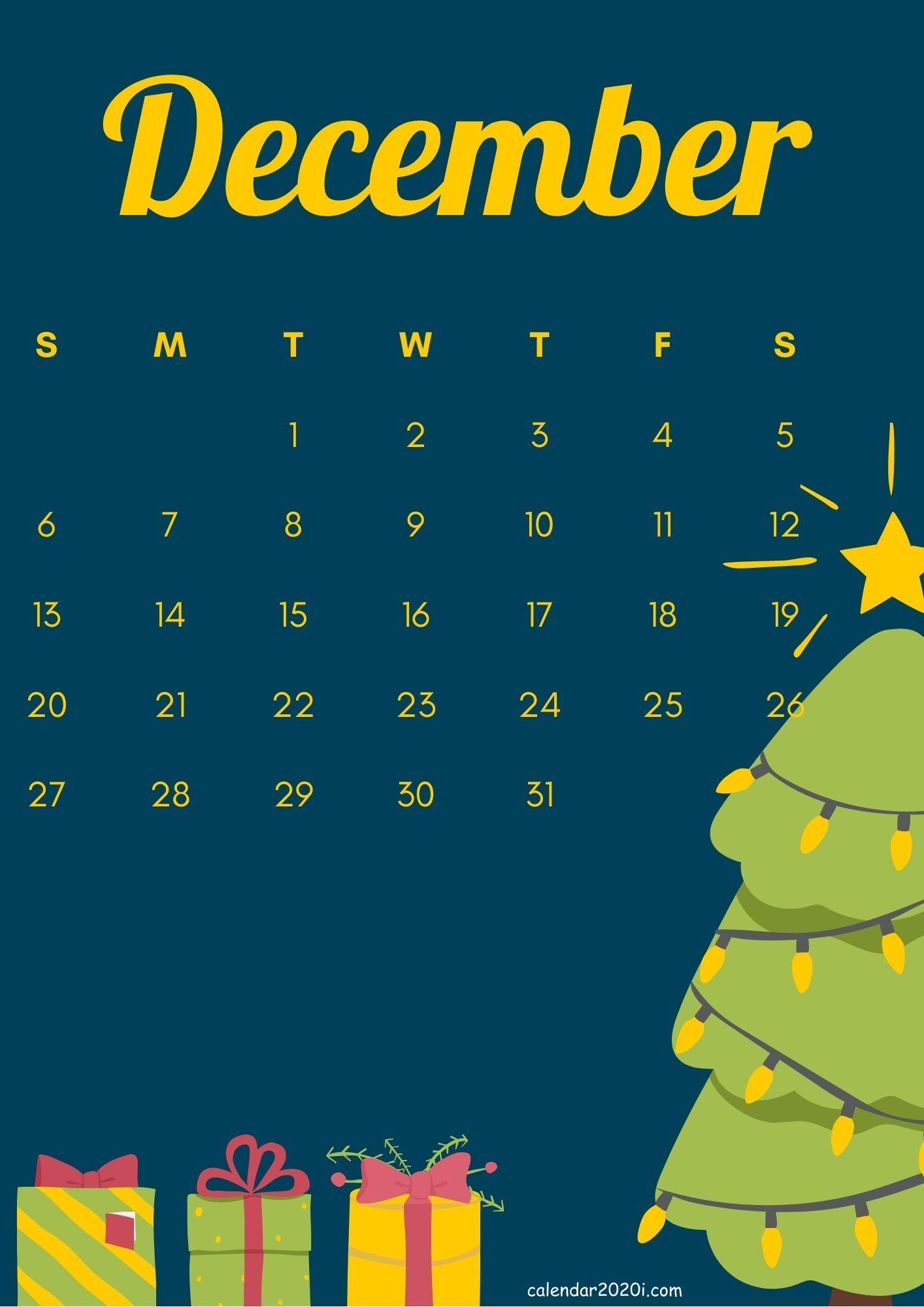 December 2020 Calendar Wallpapers - Top Free December 2020 Calendar ...