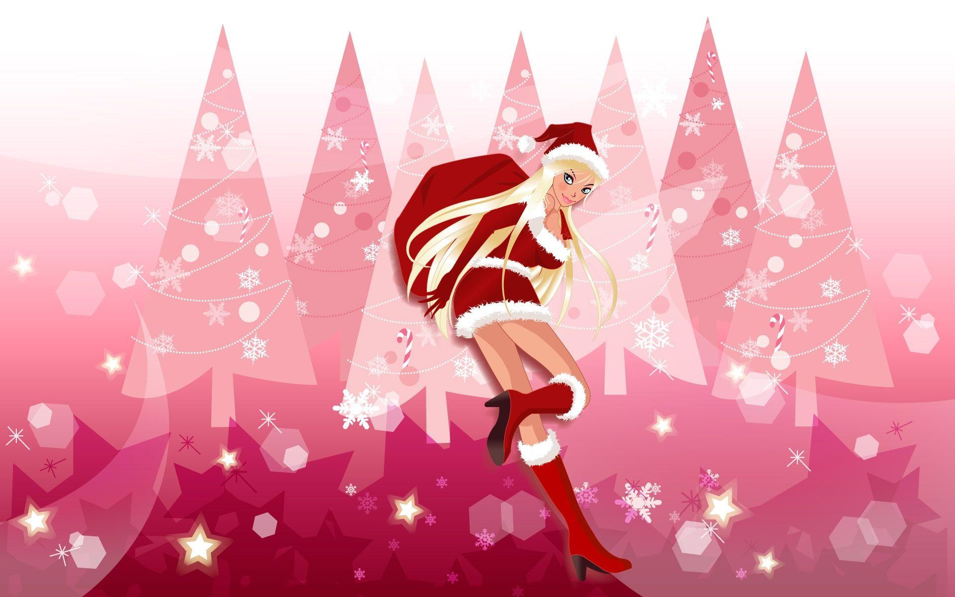 Christmas Girl Wallpapers - Top Free Christmas Girl Backgrounds ...