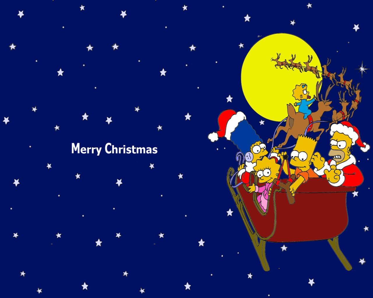 The Simpsons Christmas Wallpapers - Top Free The Simpsons Christmas ...