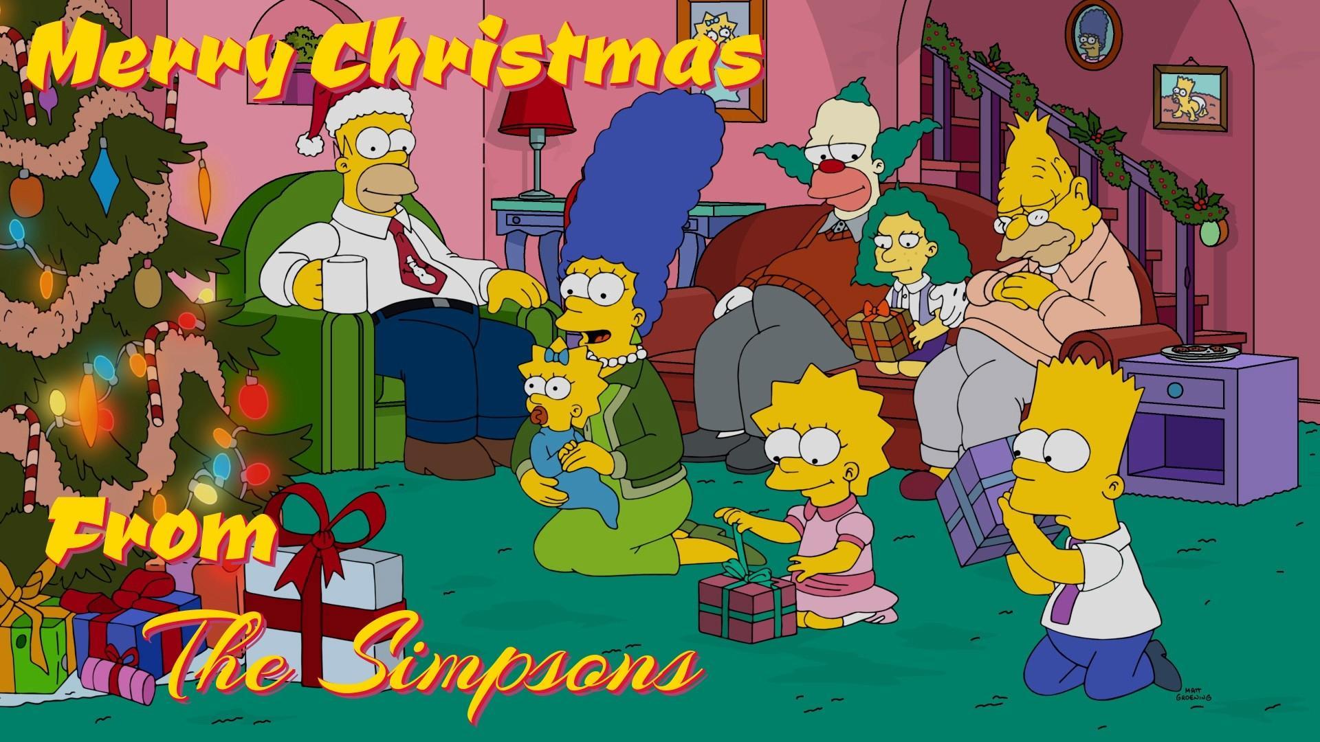 The Simpsons Christmas Wallpapers - Top Free The Simpsons Christmas ...
