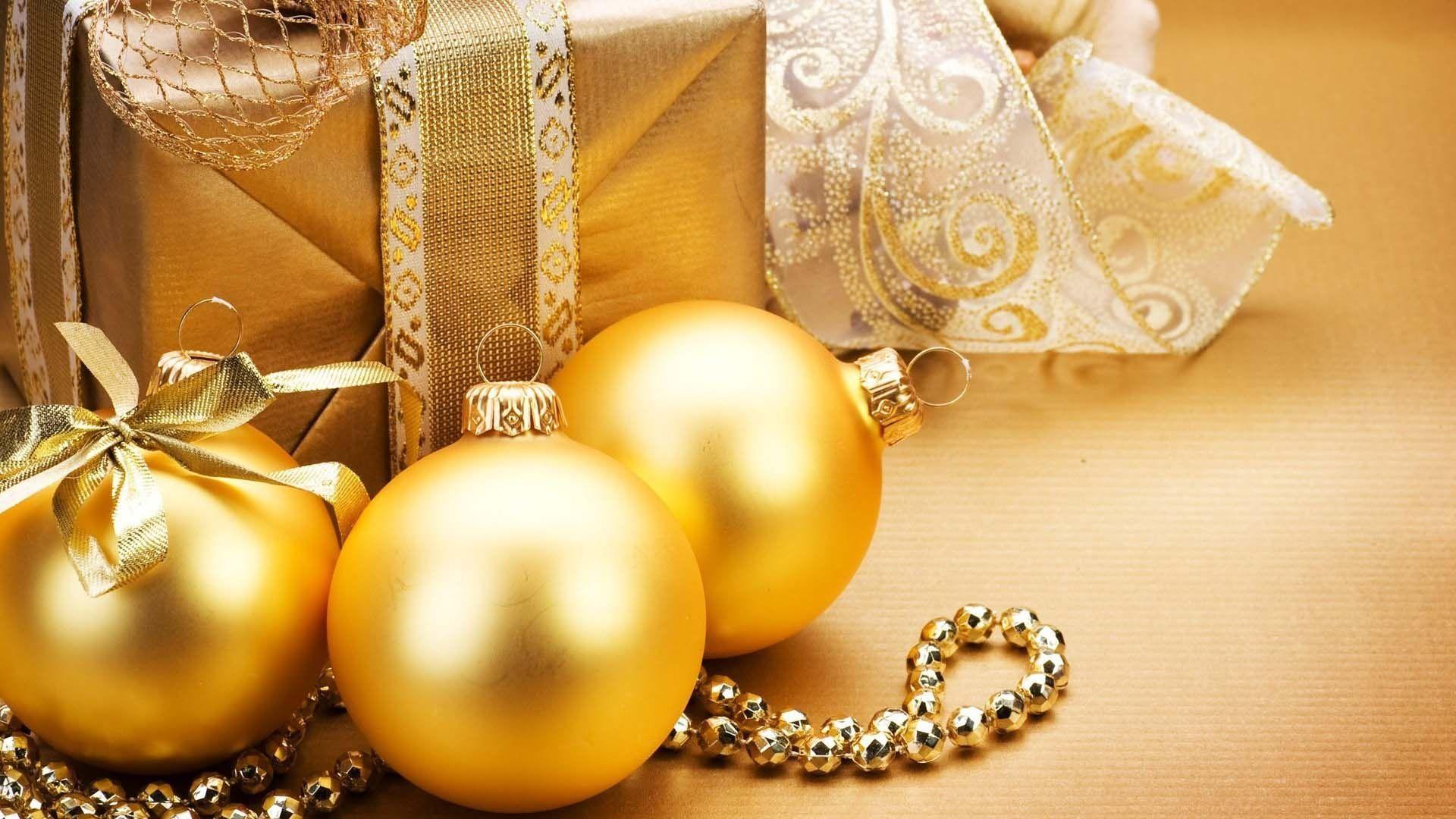 Golden Christmas Wallpapers - Top Free Golden Christmas Backgrounds ...