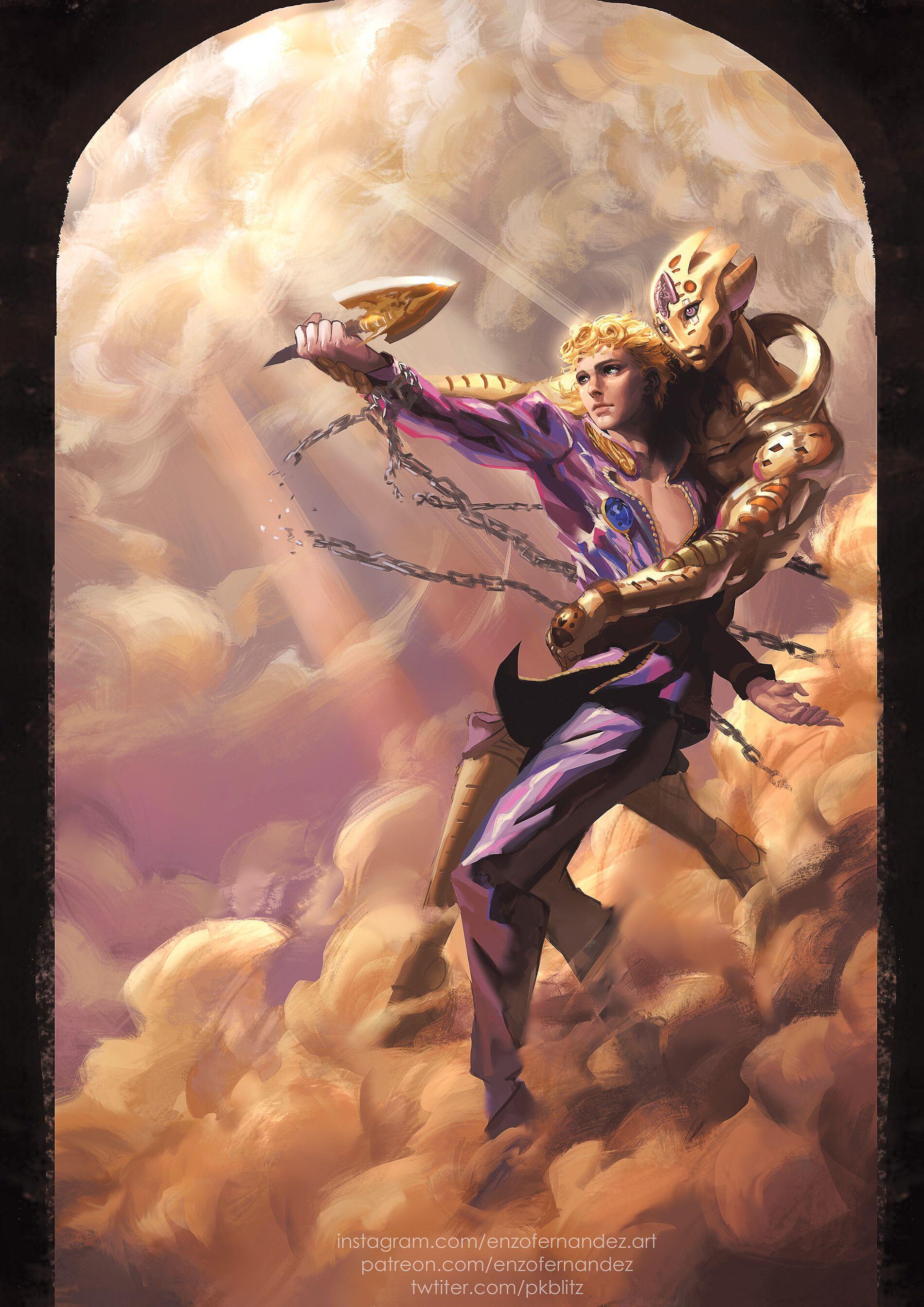 Golden Experience Requiem iPhone Wallpapers - Top Free Golden ...