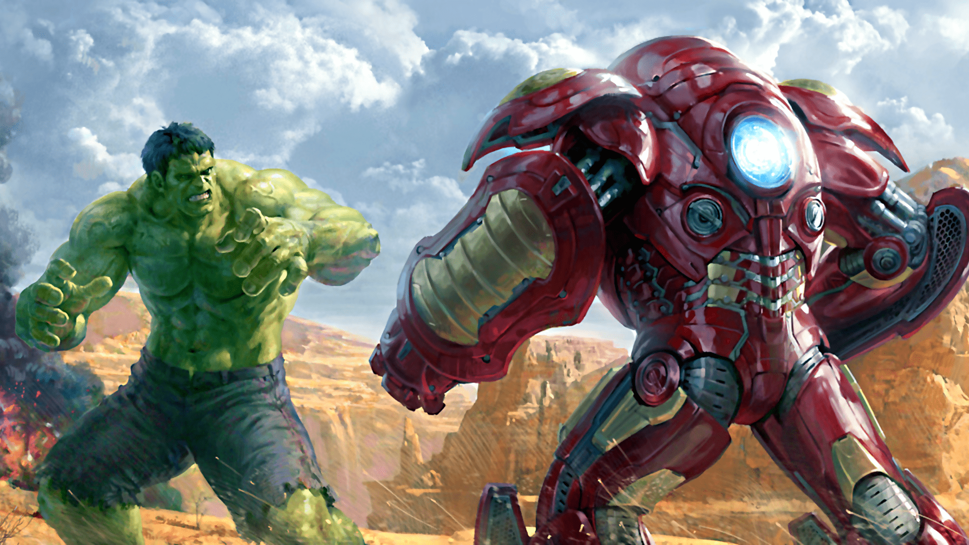 Hulk Vs Iron Man Wallpapers - Top Free Hulk Vs Iron Man Backgrounds ...