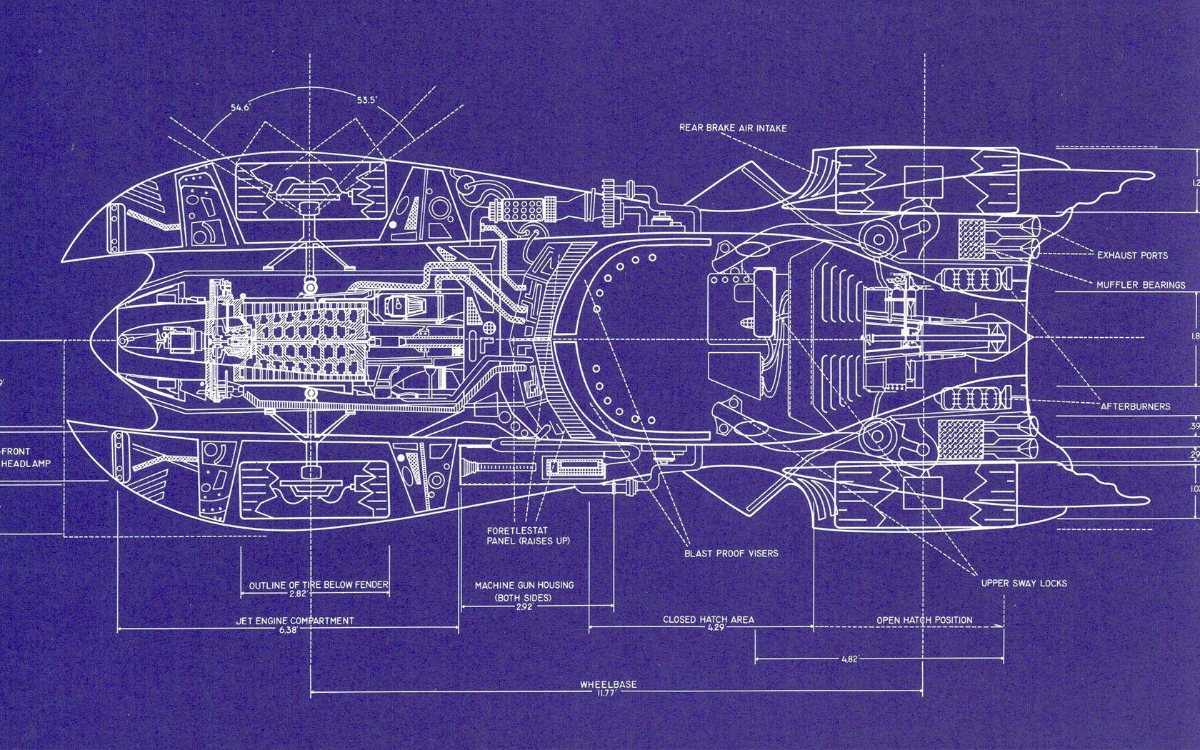 Car Blueprint Wallpapers - Top Free Car Blueprint Backgrounds ...