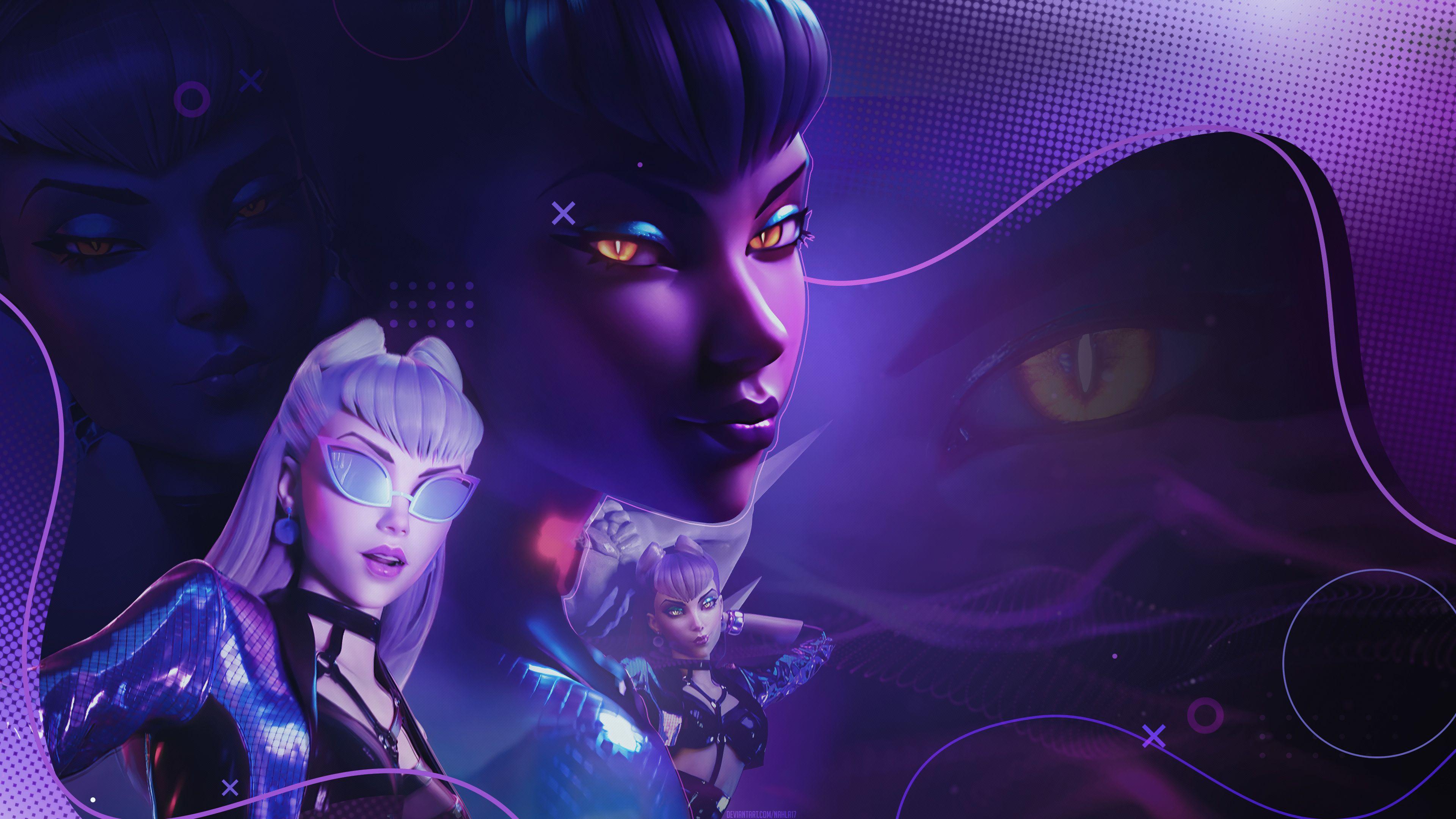 Kda All Out Wallpapers Top Free Kda All Out Backgrounds Wallpaperaccess