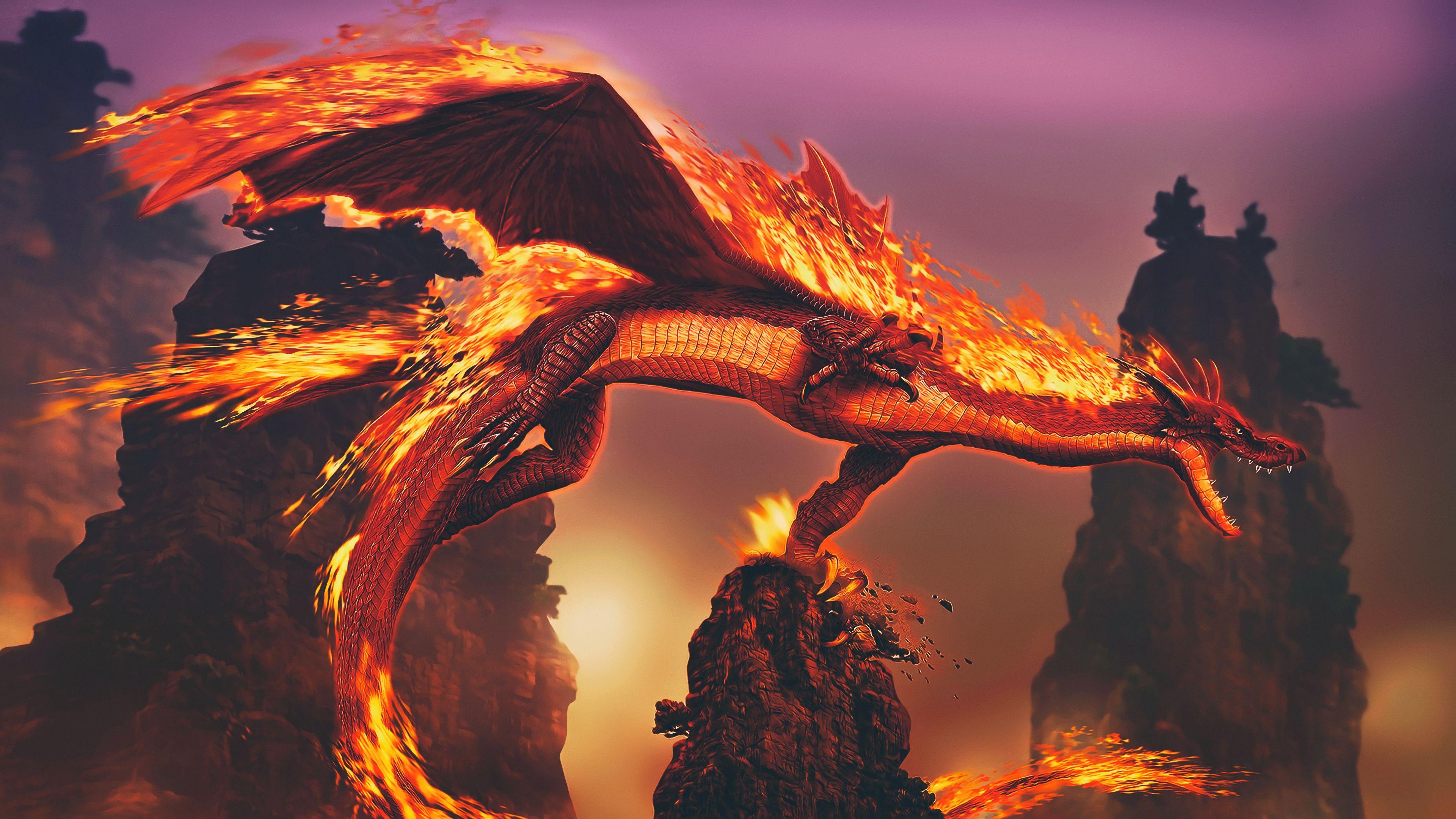 Amazing Fire Dragon Wallpapers - Top Free Amazing Fire Dragon ...