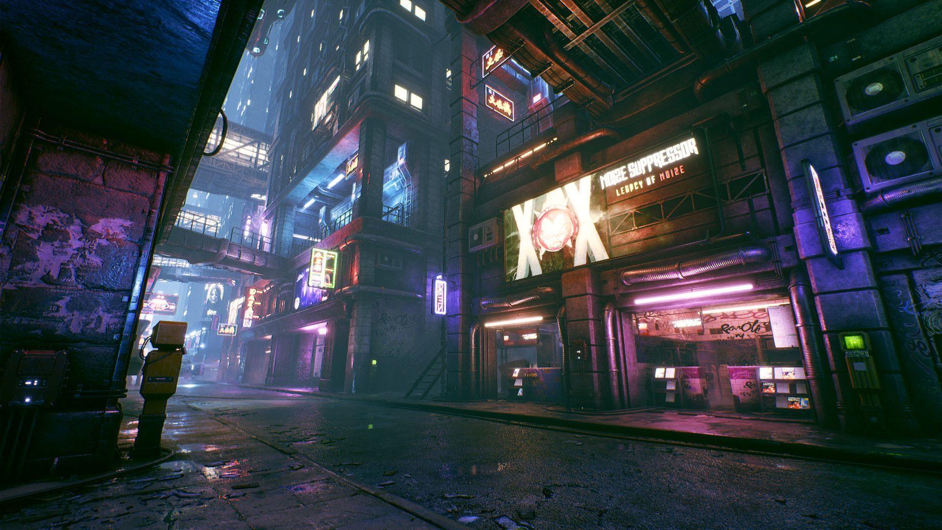 Cyberpunk Alley Wallpapers - Top Free Cyberpunk Alley Backgrounds ...