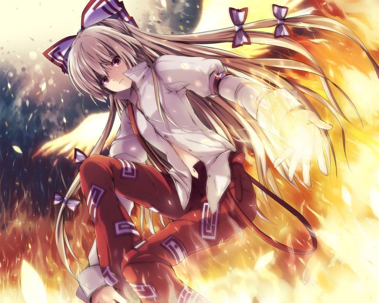 Fujiwara No Mokou Wallpapers - Top Free Fujiwara No Mokou Backgrounds ...