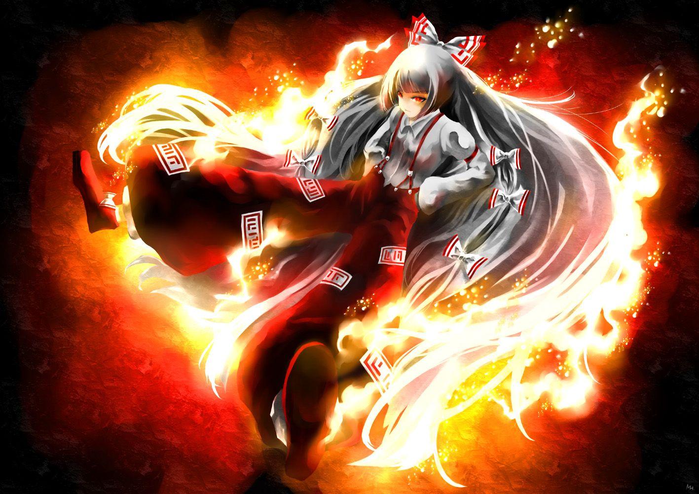Fujiwara No Mokou Wallpapers - Top Free Fujiwara No Mokou Backgrounds ...