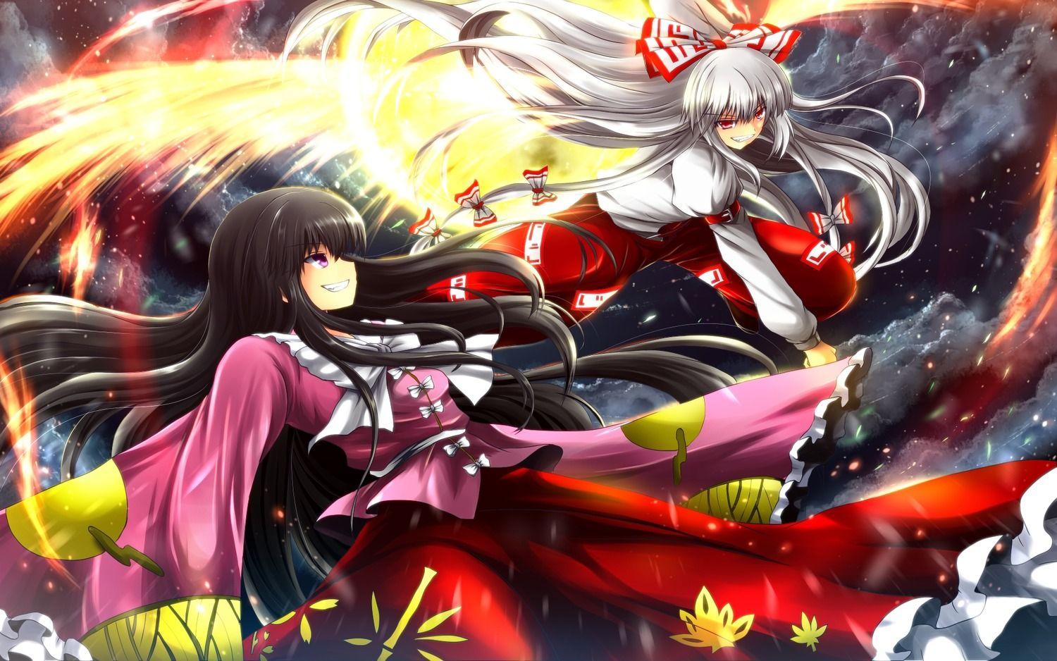 Fujiwara No Mokou Wallpapers - Top Free Fujiwara No Mokou Backgrounds ...