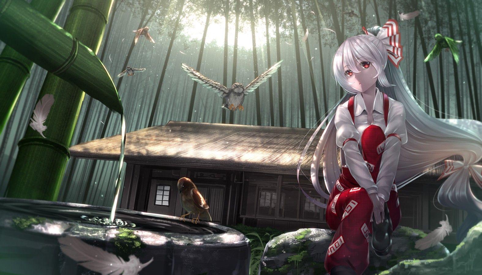 Fujiwara No Mokou Wallpapers - Top Free Fujiwara No Mokou Backgrounds ...