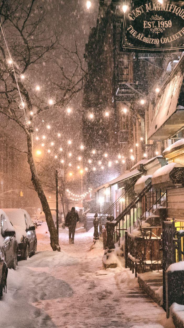 New York City Lights Winter Wallpapers - Top Free New York City Lights ...