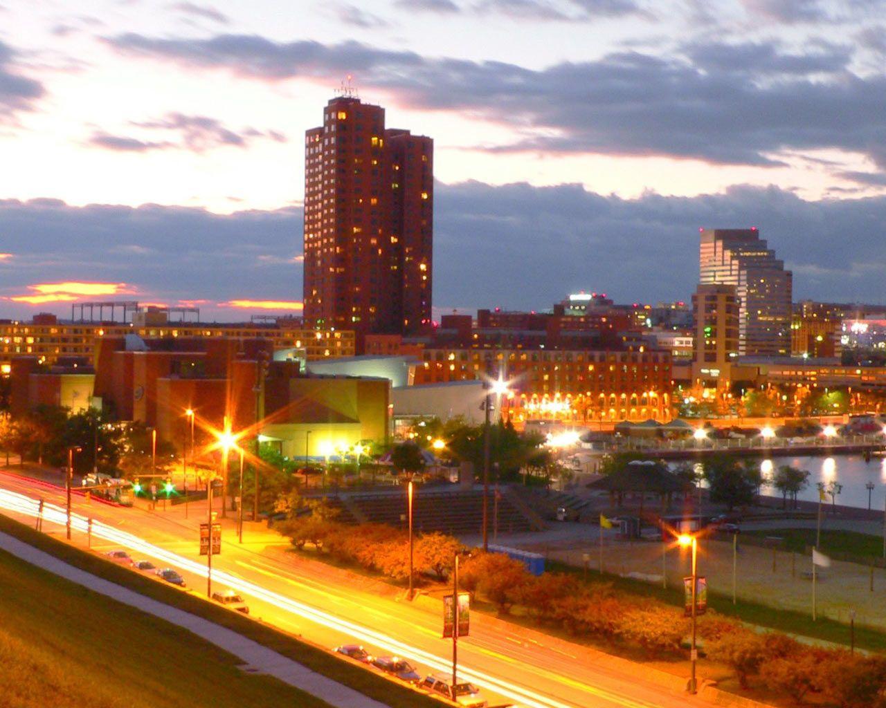 Baltimore Skyline Wallpapers - Top Free Baltimore Skyline Backgrounds ...