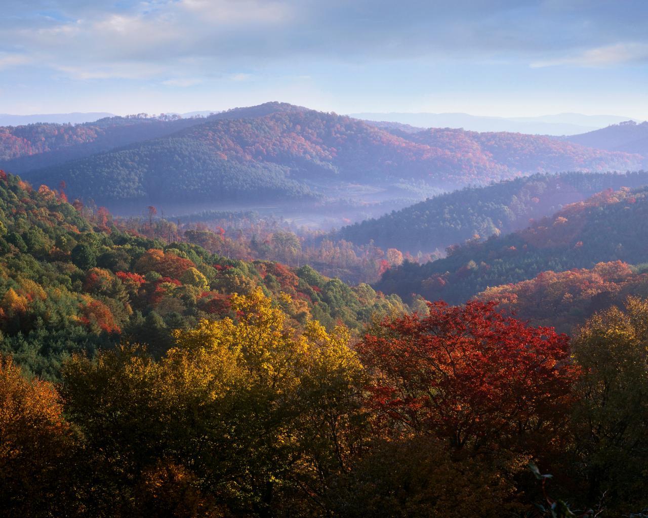 Blue Ridge Mountains Fall Wallpapers - Top Free Blue Ridge Mountains ...
