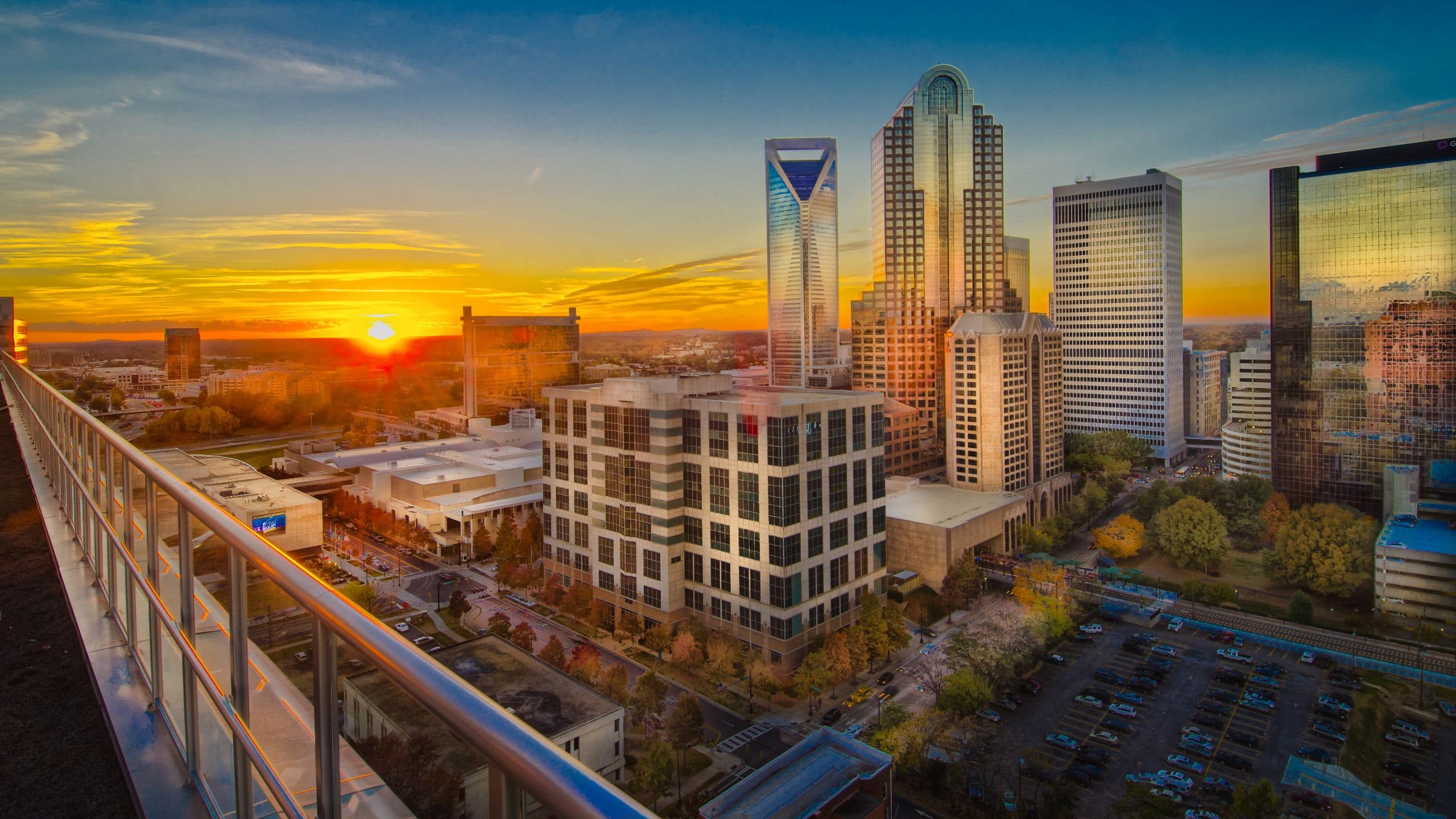 Charlotte Skyline Wallpapers - Top Free Charlotte Skyline Backgrounds ...