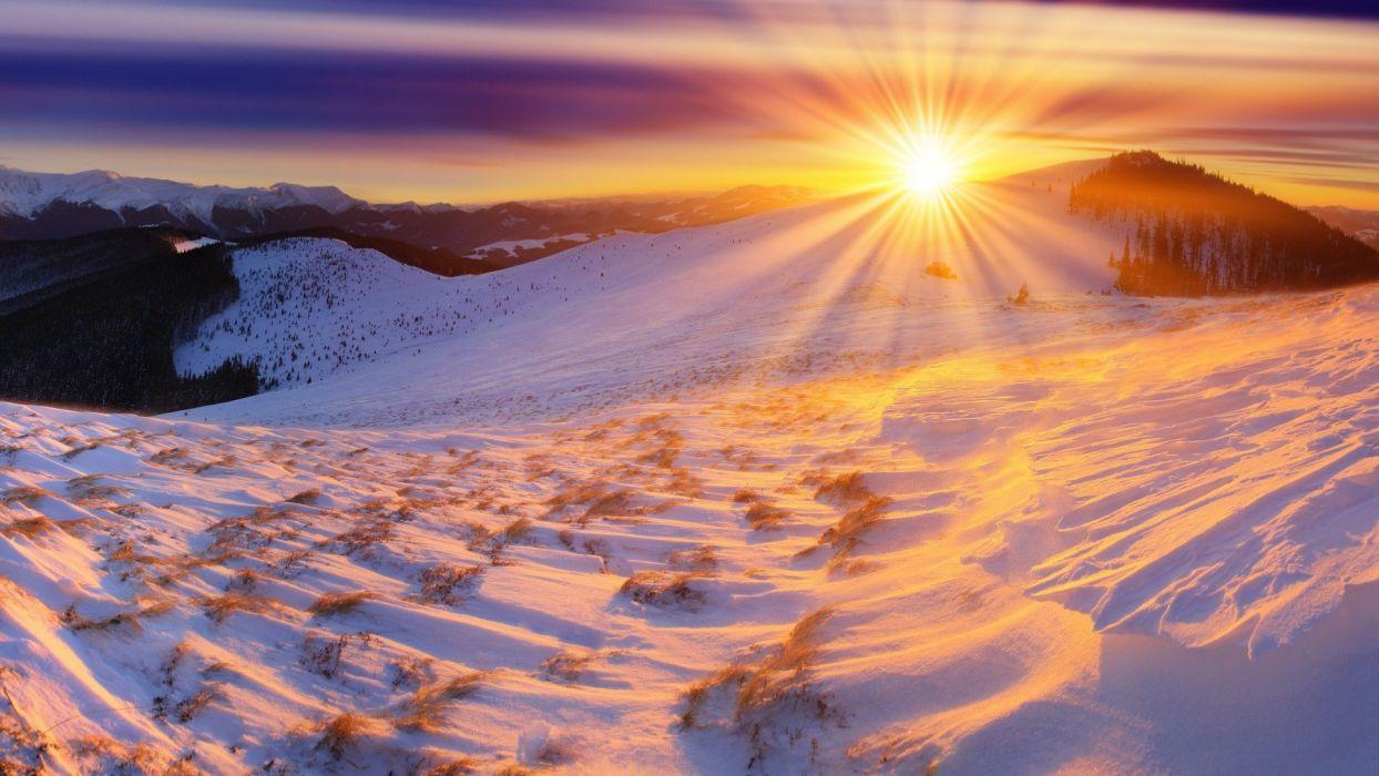 Winter Sun Wallpapers - Top Free Winter Sun Backgrounds - WallpaperAccess