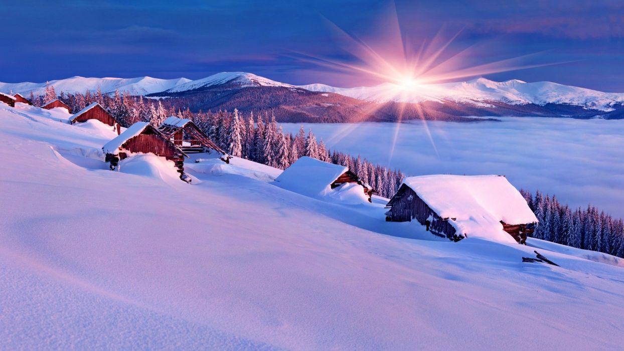 Winter Sun Wallpapers - Top Free Winter Sun Backgrounds - WallpaperAccess