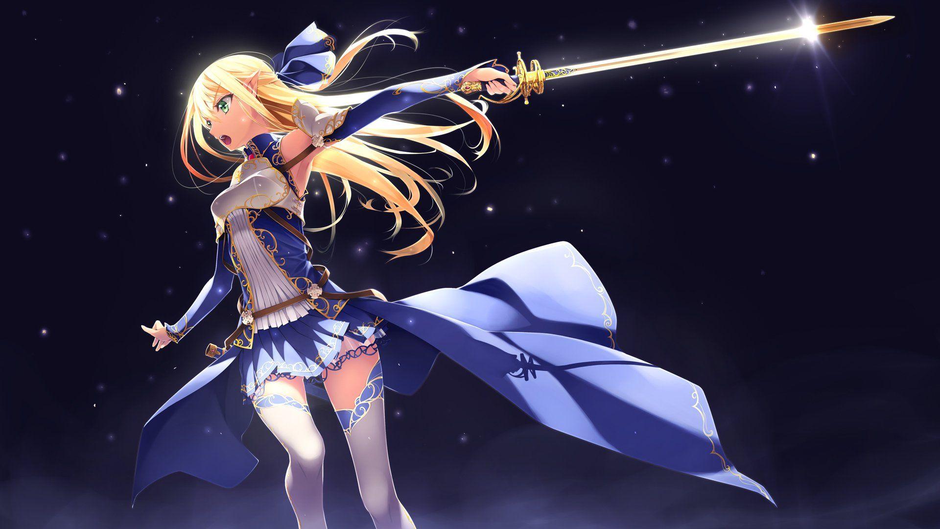 Sword Anime Girl Wallpapers - Top Free Sword Anime Girl Backgrounds ...