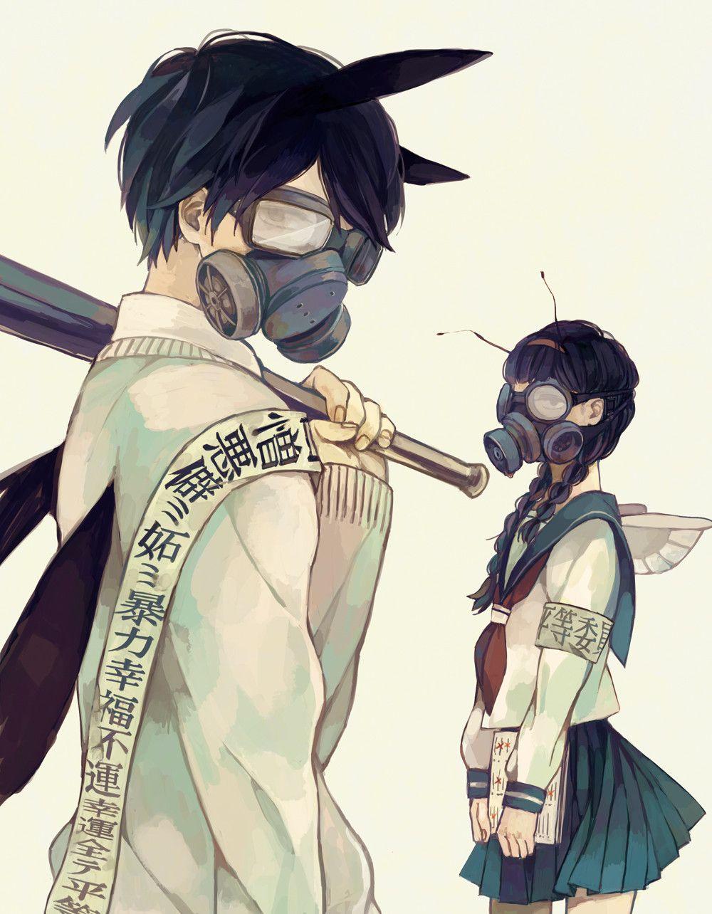 Anime Wearing Masks Wallpapers - Top Free Anime Wearing Masks ...