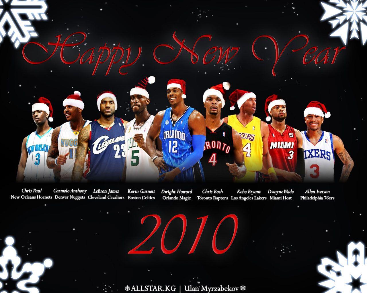 NBA Christmas Wallpapers - Top Free NBA Christmas Backgrounds ...