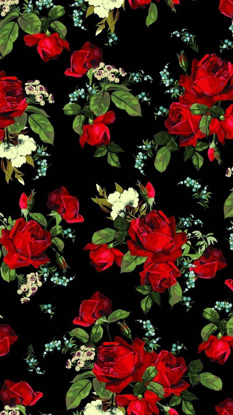 Rose Pattern Wallpapers - Top Free Rose Pattern Backgrounds ...