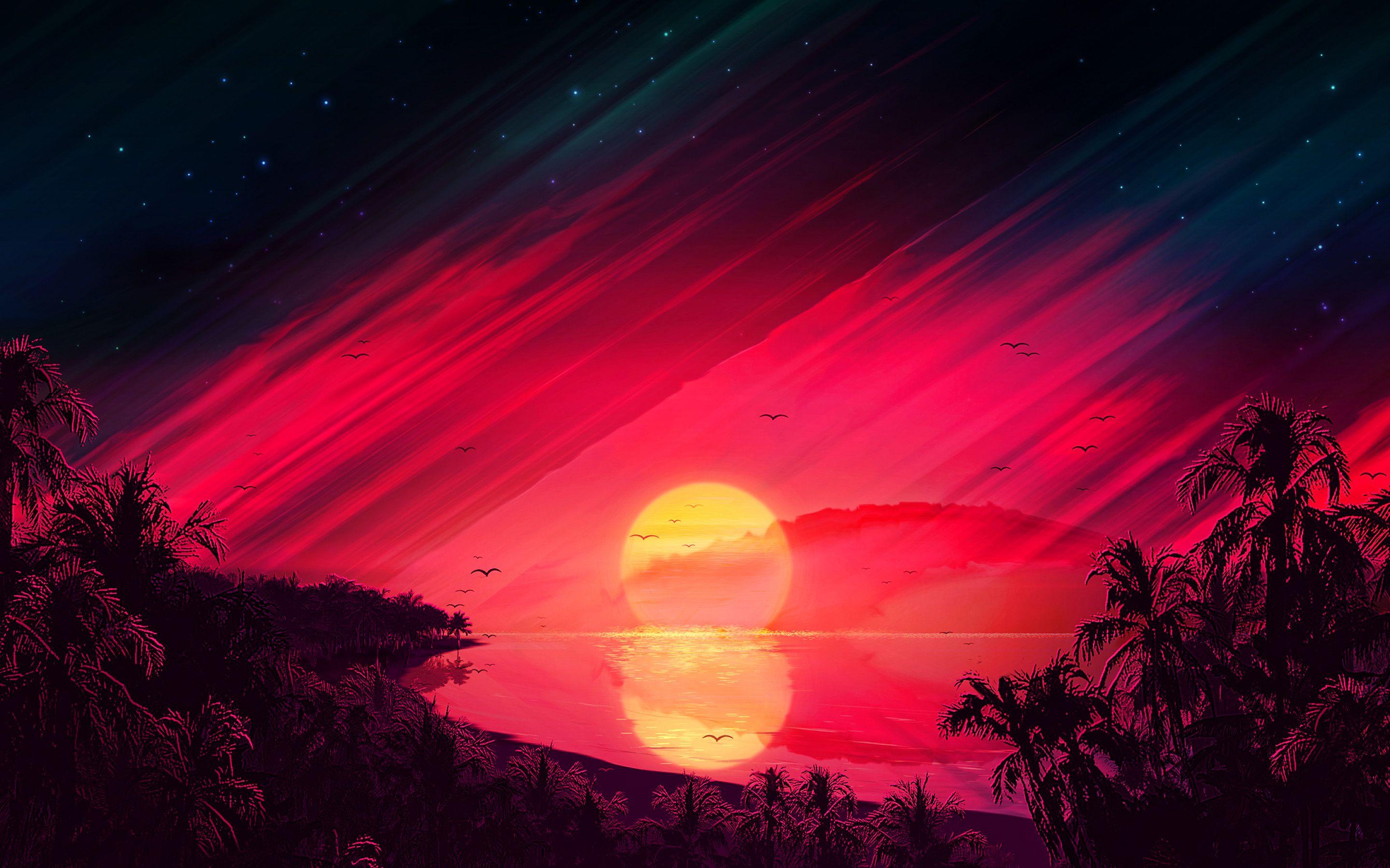 Abstract Sunset Wallpapers - Top Free Abstract Sunset Backgrounds ...