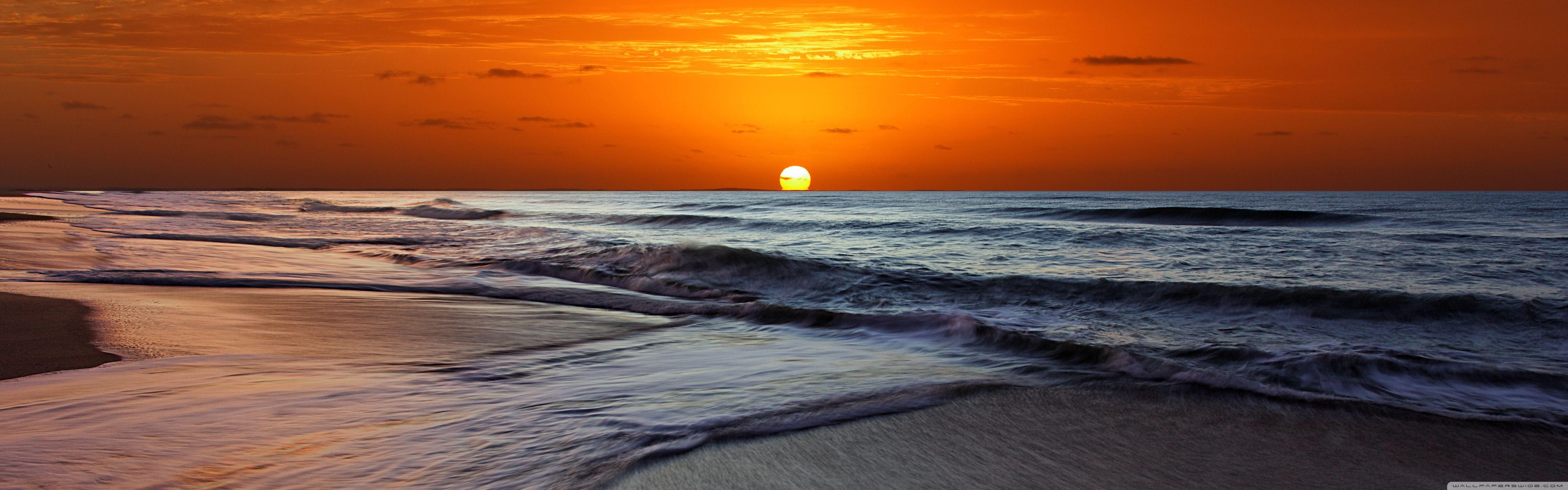 Beach Sunset Dual Screen Wallpapers - Top Free Beach Sunset Dual Screen ...