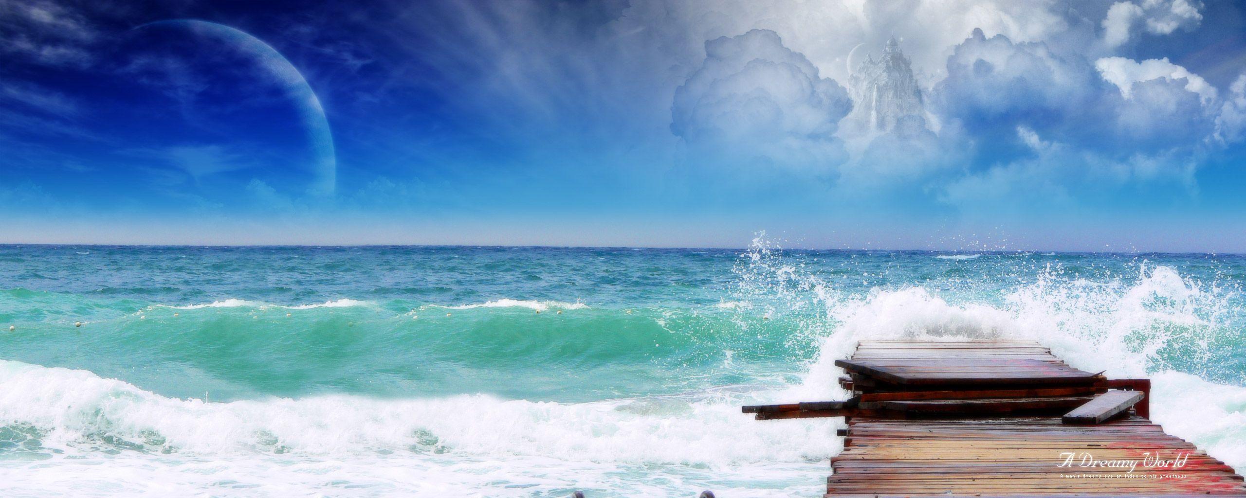 Beach Sunset Dual Screen Wallpapers - Top Free Beach Sunset Dual Screen ...