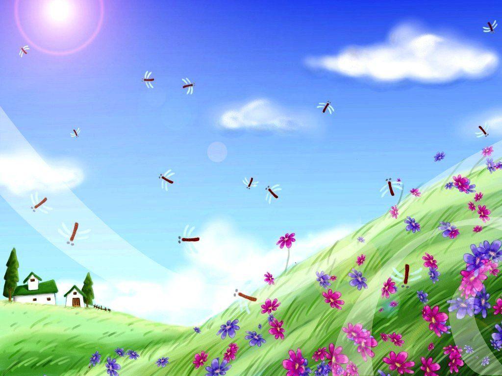 Cartoon Spring Desktop Wallpapers - Top Free Cartoon Spring Desktop ...