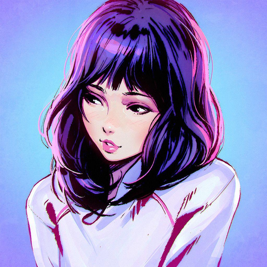 Purple Girl Wallpapers - Top Free Purple Girl Backgrounds - WallpaperAccess