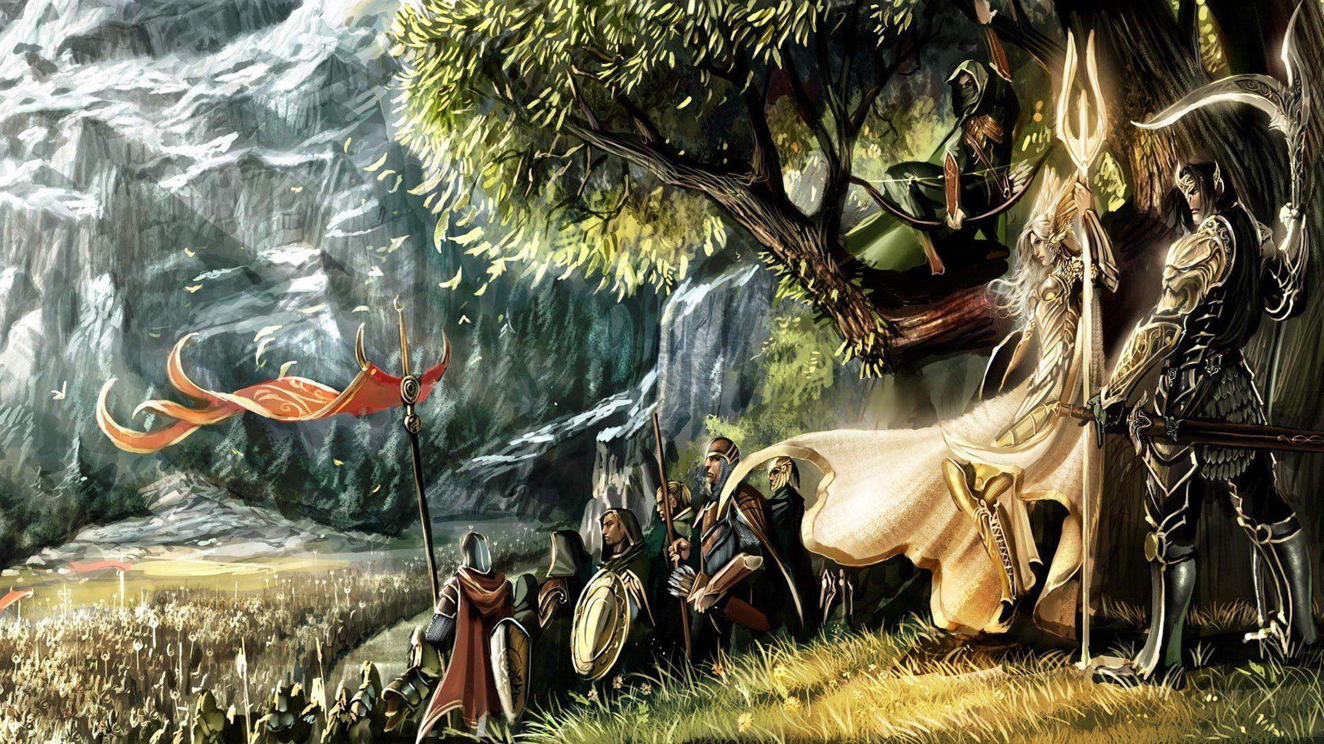 Tolkien Art Wallpapers - Top Free Tolkien Art Backgrounds - WallpaperAccess