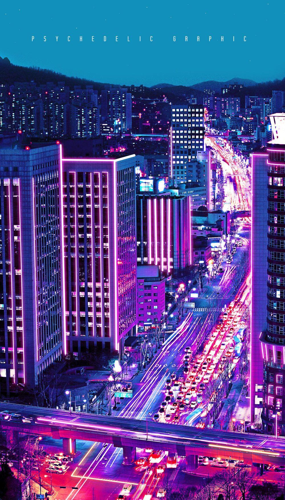Neon City iPhone Wallpapers - Top Free Neon City iPhone Backgrounds ...