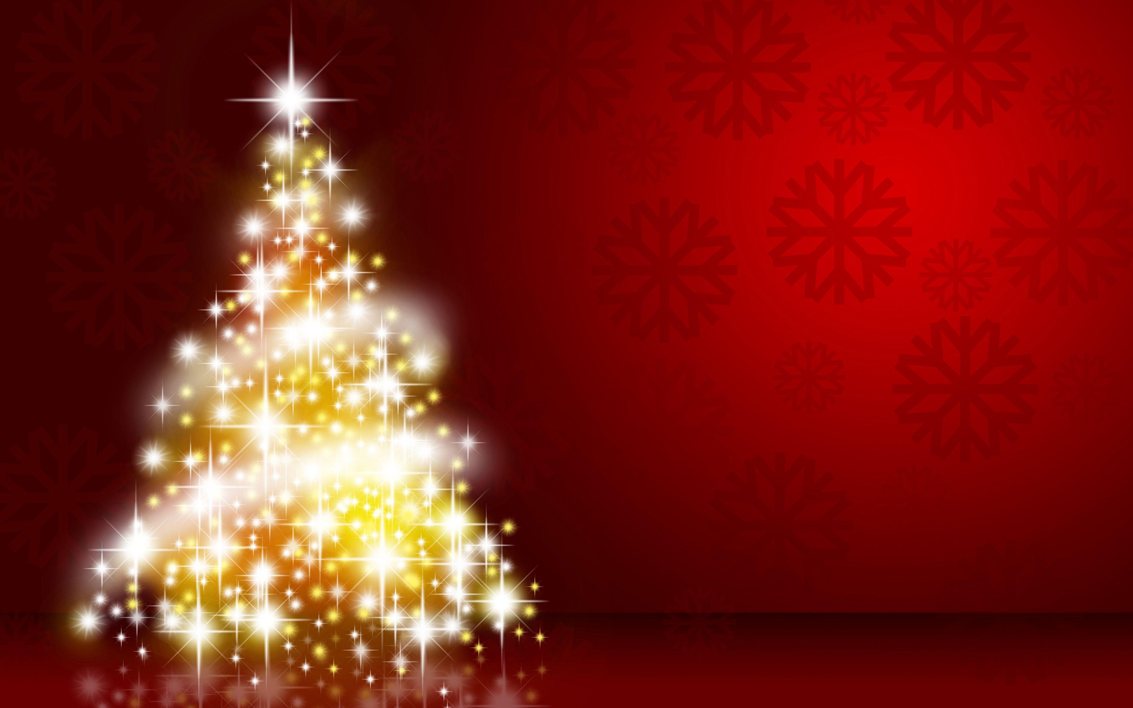 Christmas Tree Red Wallpapers - Top Free Christmas Tree Red Backgrounds ...