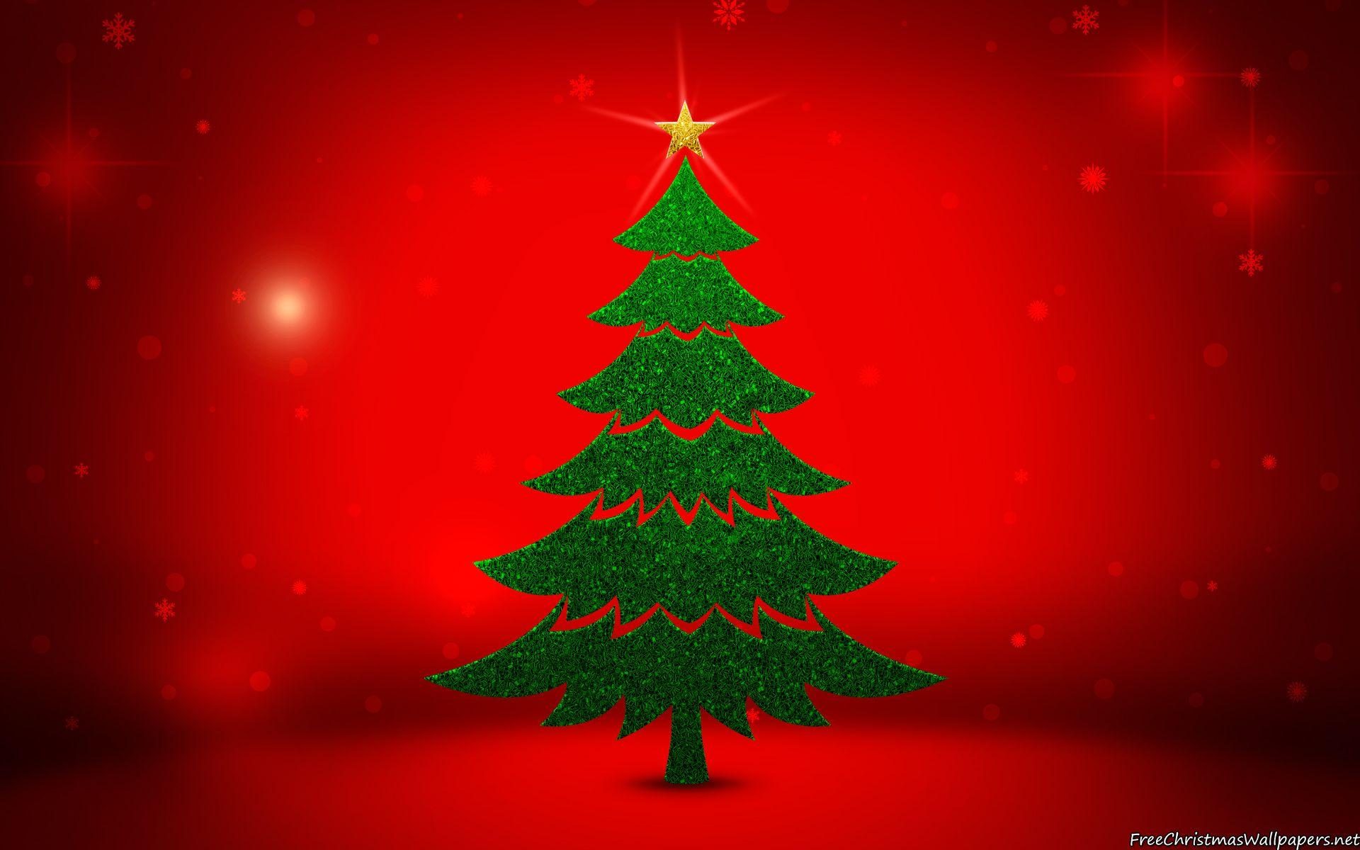 Christmas Tree Red Wallpapers - Top Free Christmas Tree Red Backgrounds ...